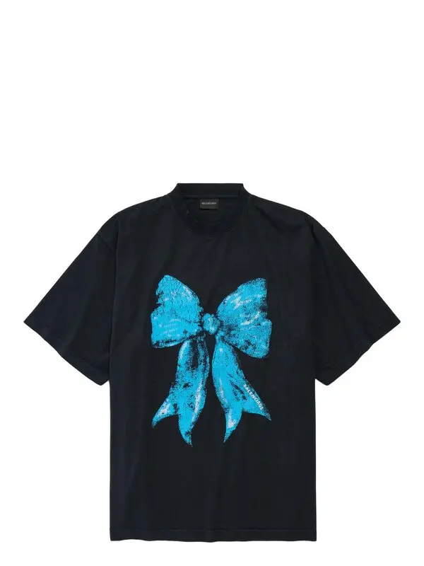 Balenciaga Bow Oversized T-shirt - Black