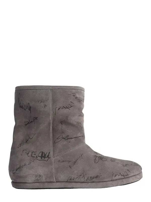 Balenciaga Alaska Soft Bootie - Grey & Silver