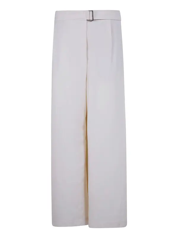 Brunello Cucinelli Wide Leg Pants - White