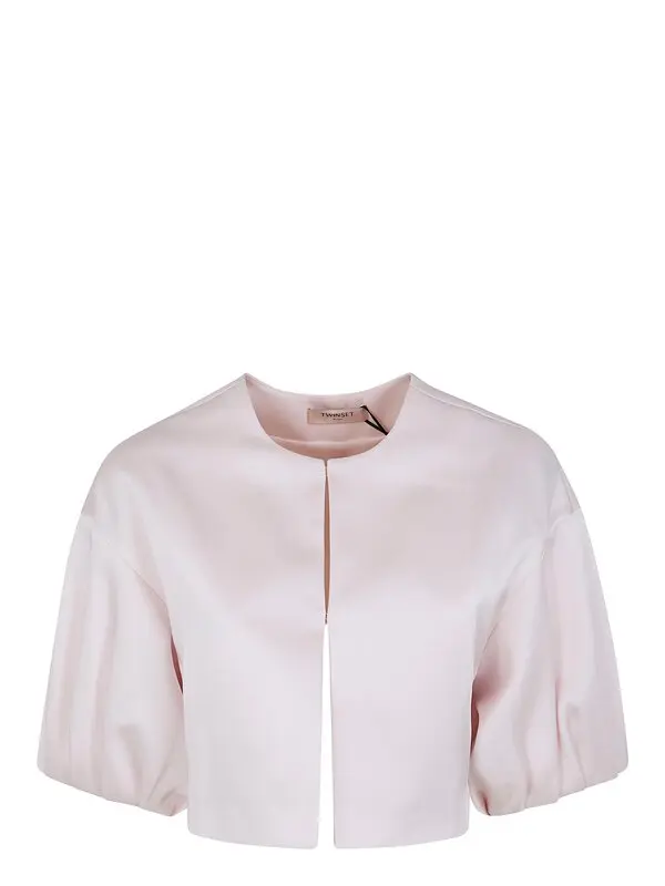 TWINSET Cropped Jacket - Pink