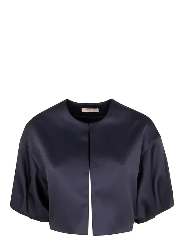 TWINSET Cropped Jacket - Black