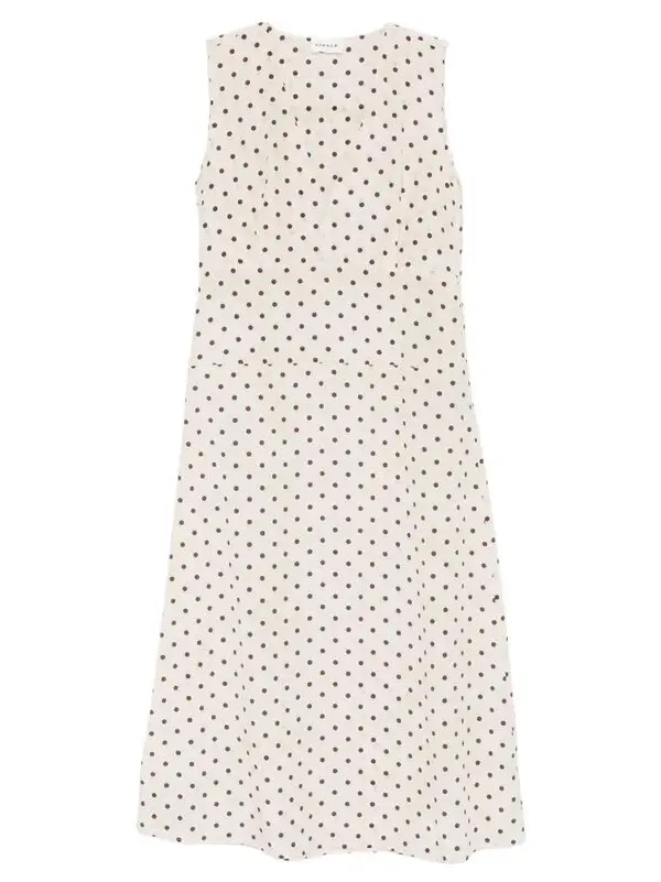 P.a.r.o.s.h Sbillo" Midi Dress - Beige