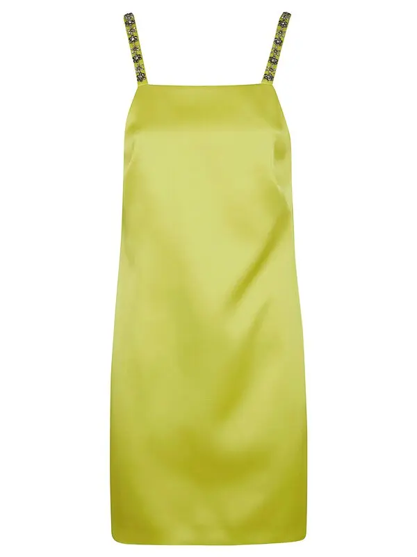TWINSET Strappy Mini Dress - Yellow