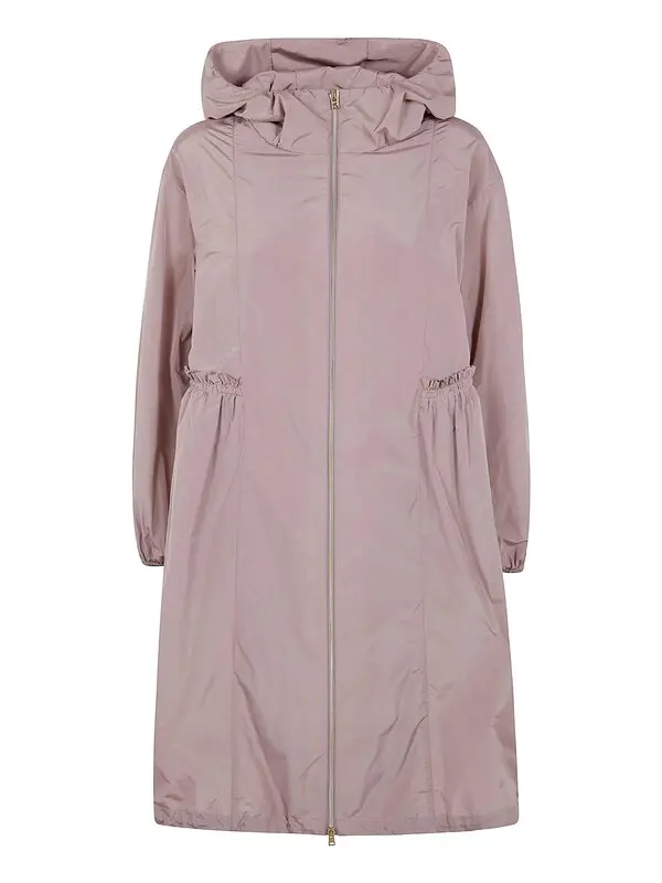Herno Midi Hooded Jacket - Pink