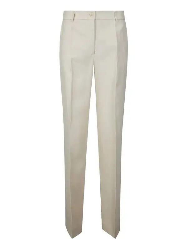 P.a.r.o.s.h Raisa26 Viscose Linen Trousers - Beige