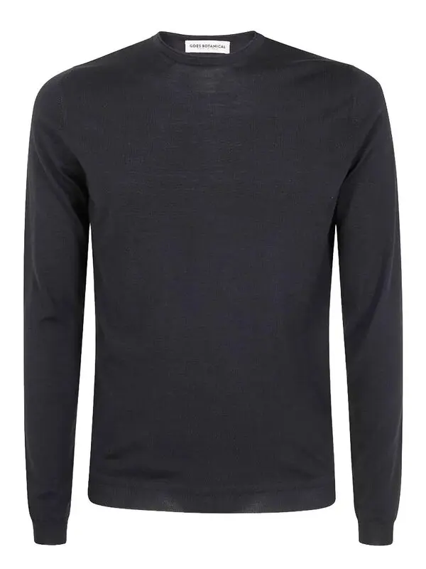 GOES BOTANICAL Pullover Roundneck - Black