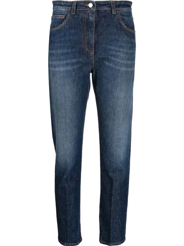 Seventy Denim Stretch Mixed Wash Jeans - Blue