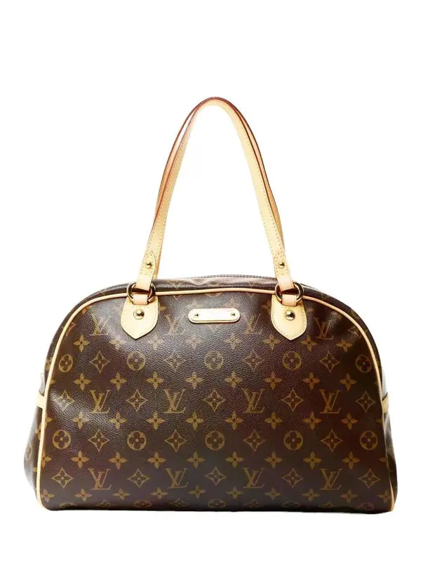 LOUIS VUITTON 2007 Gm Boston Montorgueil Monogram Canvas Tote Bag - Brown