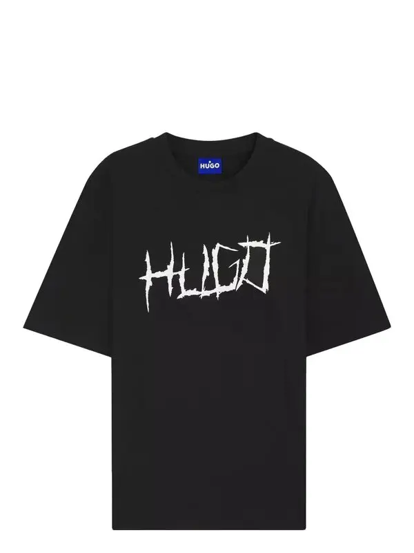 Hugo Logo T-shirt - Black