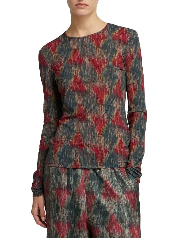 MM BY MAX MARA Dent Long-sleeve Top - Dark Grey