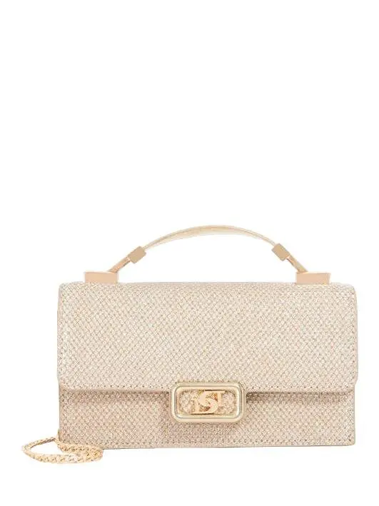 Dune London Metallic Mesh Convertible Shoulder Bag - Gold