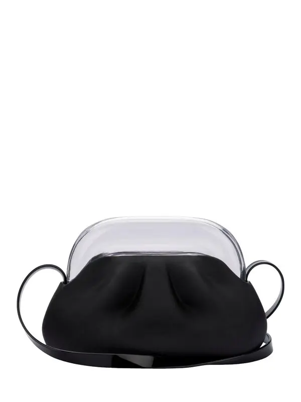 Melissa Glass Jelly Shoulder Bag - Black/clear