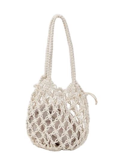 Hat Attack Elodie Fisherman Tote - White