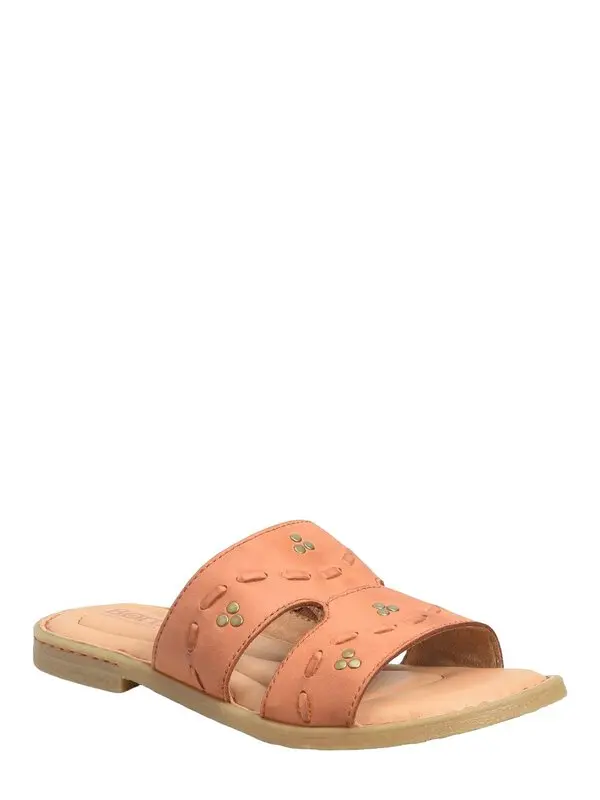BØRN Benita Slide Sandal - Brown Nubuck