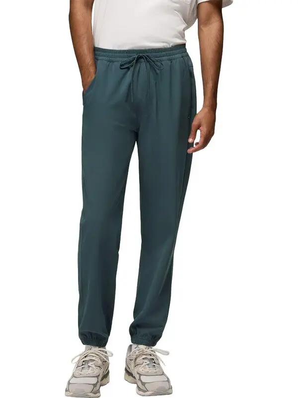 Prana Hybridizer Breathe Performance Joggers - Grey Blue