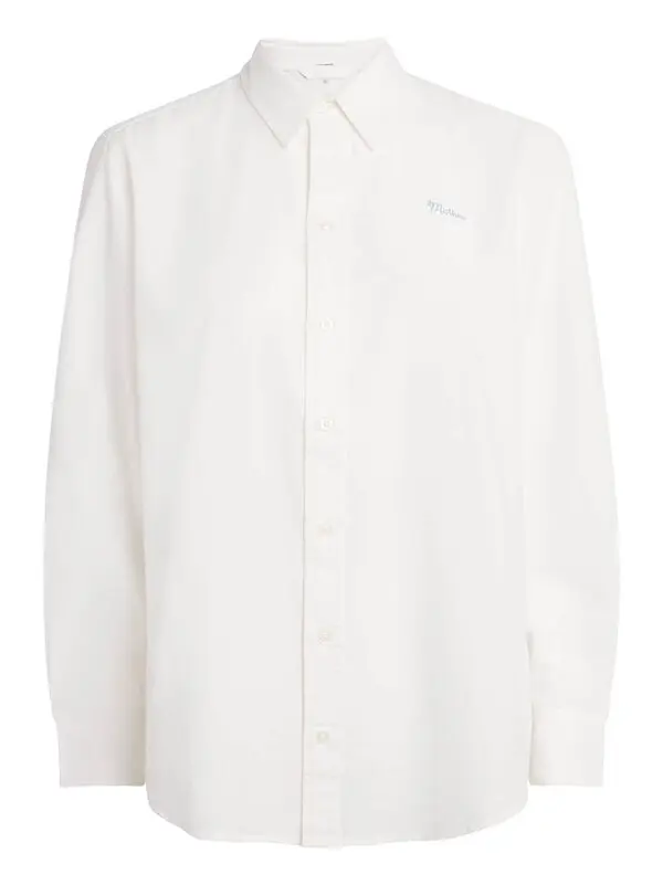 MOTHER Cotton Bestie Shirt - White