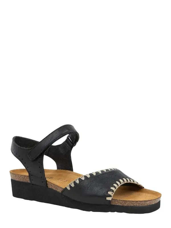 Naot Luna Sandal - Black Leather