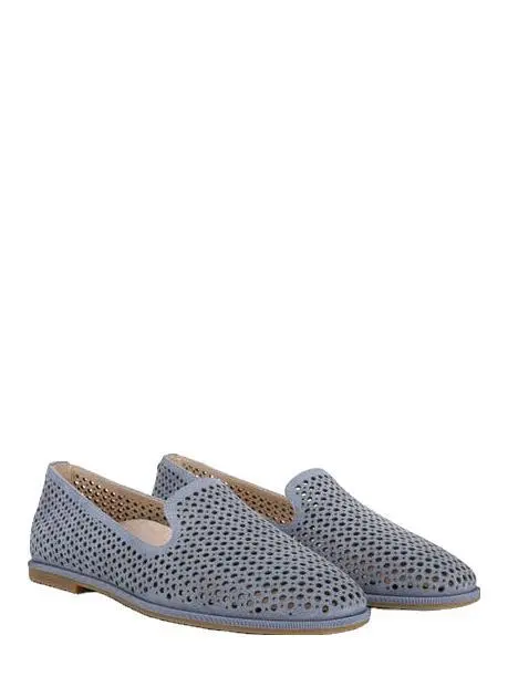 Vionic Willa 2.0 Perforated Flat - Pacific Blue