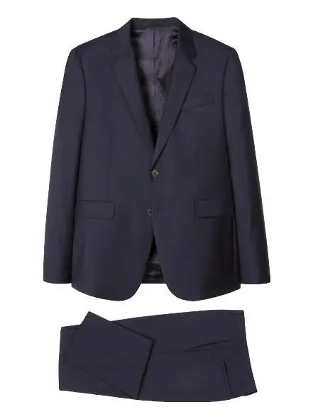 Paul Smith The Kensington Slim-fit Dark Navy Wool-twill Suit - Blue