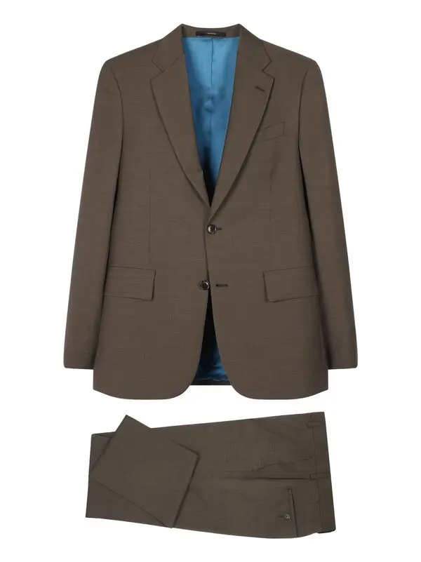 Paul Smith The Brierley Puppytooth Wool Suit - Brown