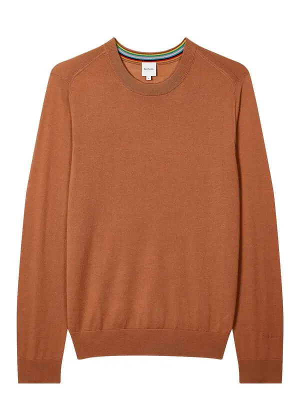 Paul Smith Merino Wool Sweater - Brown