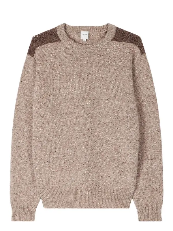 Paul Smith Wool-mohair Donegal Sweater - Brown