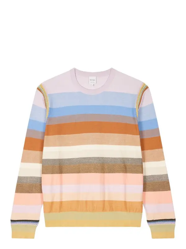 Paul Smith Smith Stripe Cotton Sweater - Multicolour