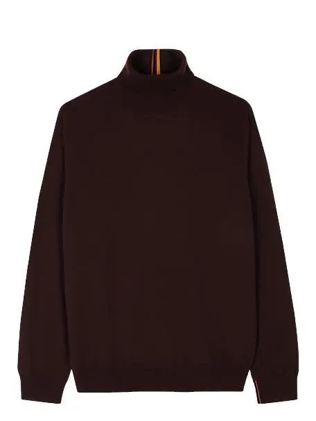 Paul Smith Cashmere Roll Neck Sweater - Purple