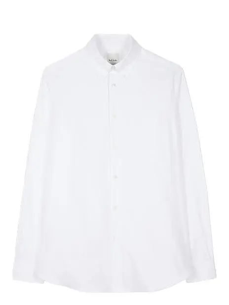 Paul Smith Classic-fit Oxford Cotton Button-down Shirt - White