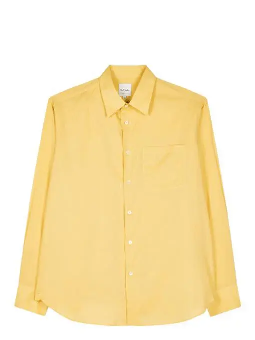 Paul Smith Washed Cotton Shirt - Yellow