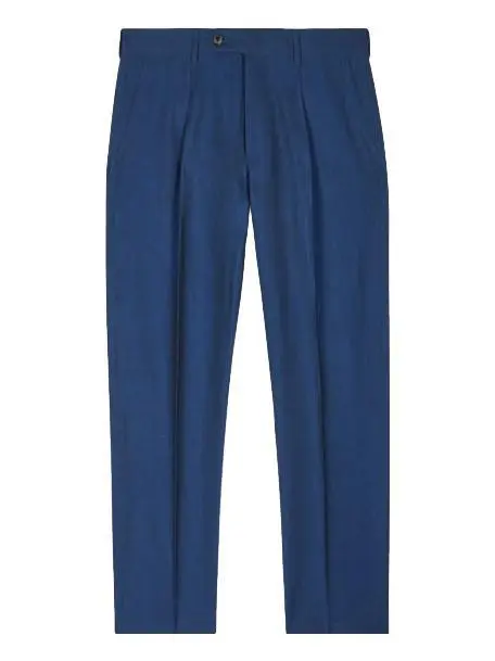 Paul Smith Tapered-fit Pleated Trousers - Blue