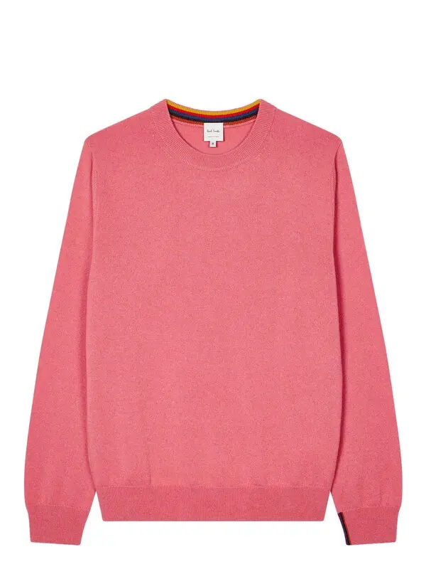 Paul Smith Cashmere Crew Neck Sweater - Pink