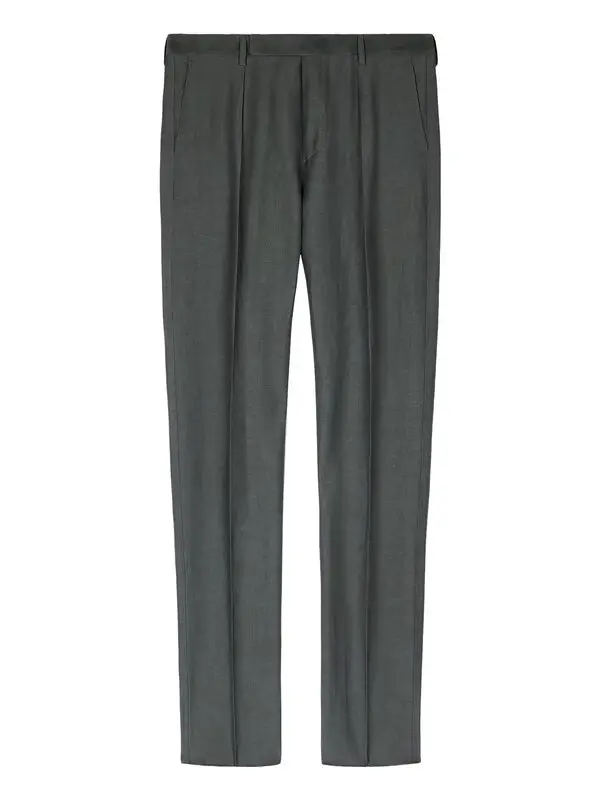 Paul Smith Tapered-fit Pleated Trousers - Green
