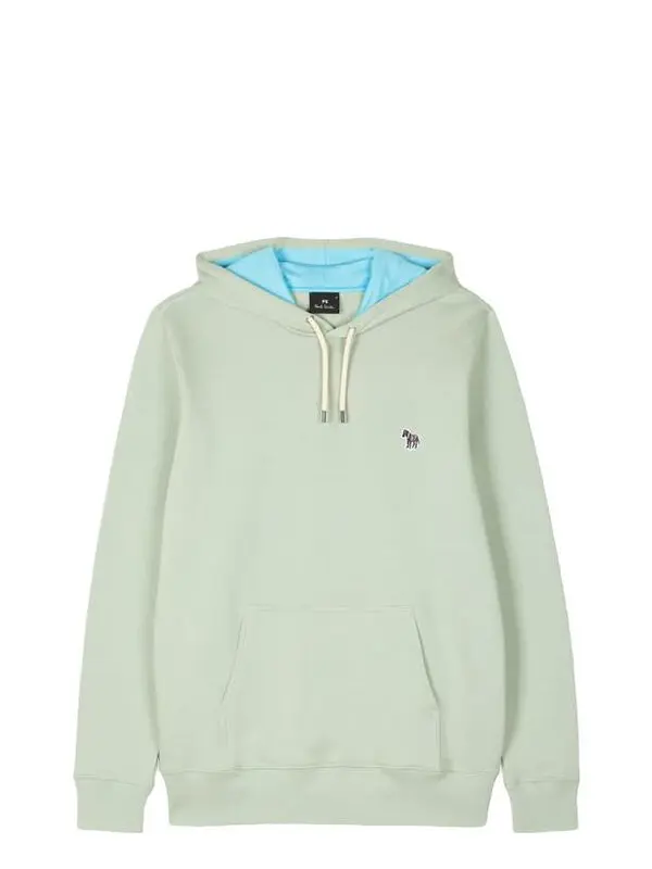 Paul Smith Sage Zebra Logo Organic Cotton Hoodie - Green