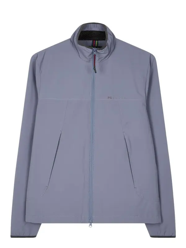 Paul Smith Steel Recycled Polyester Windbreaker Jacket - Grey