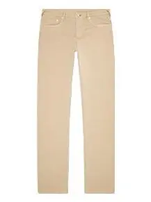 Paul Smith Relaxed Tapered-fit Stretch Cotton-twill Jeans - Brown