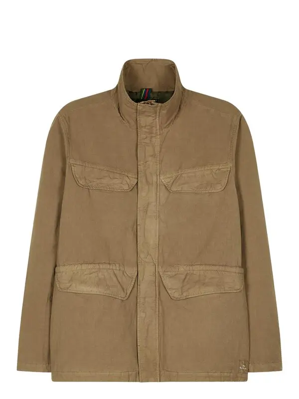 Paul Smith Khaki Field Jacket - Green