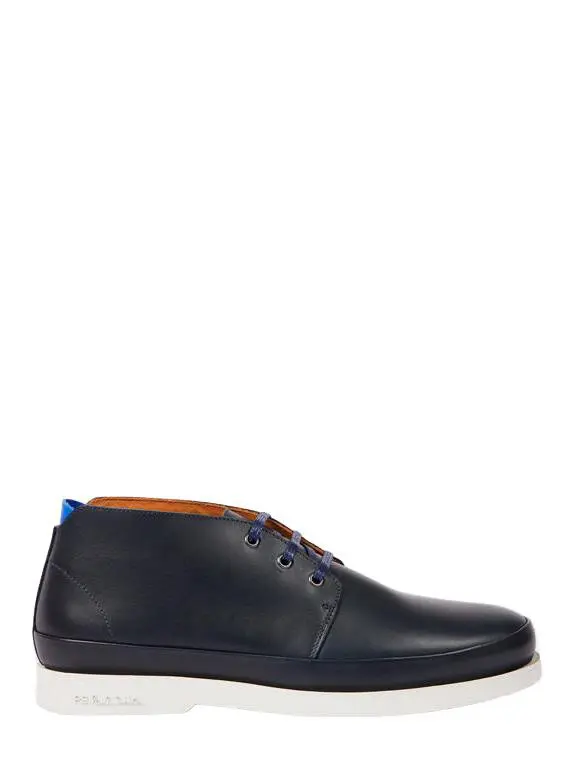 Paul Smith Leather Chukka Boots - Blue