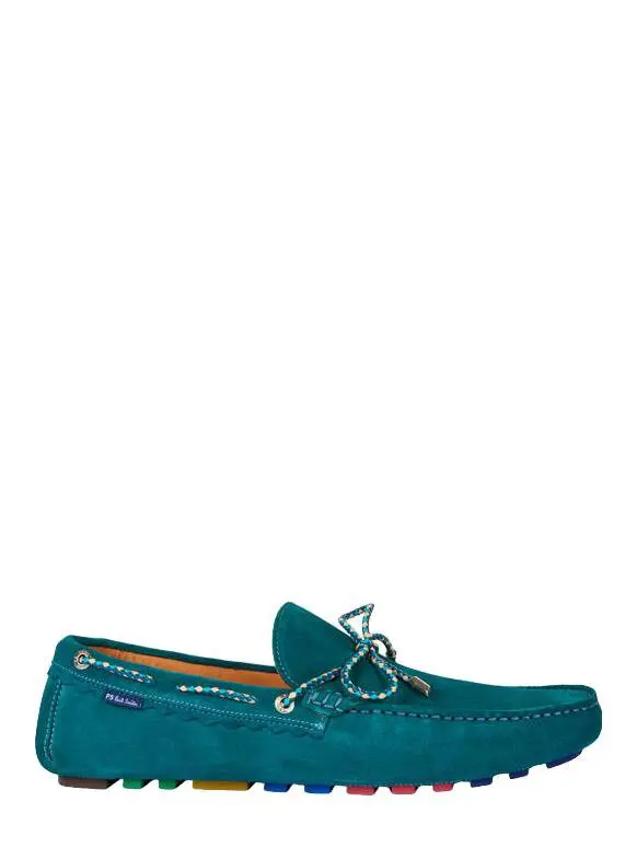 Paul Smith Suede Driving Loafers - Green