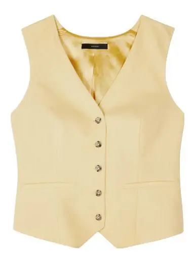 Paul Smith Wool Waistcoat - Yellow