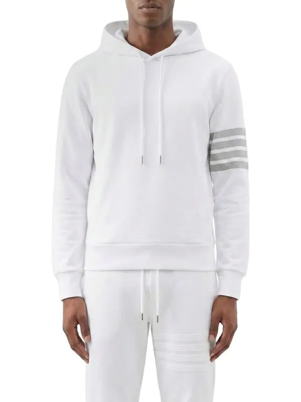 Thom Browne Long Sleeve Sweatshirt - White