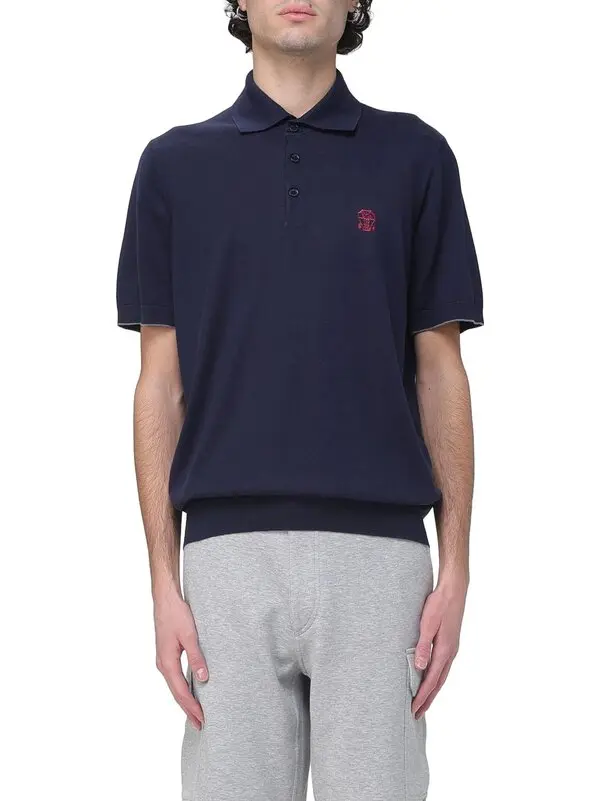 Brunello Cucinelli Polo Shirt - Blue