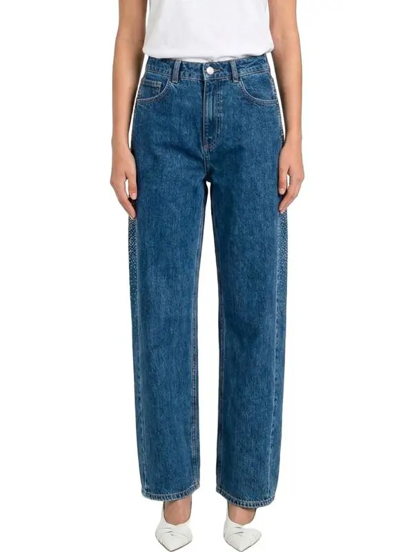 TWINSET Straight Leg Jeans - Denim