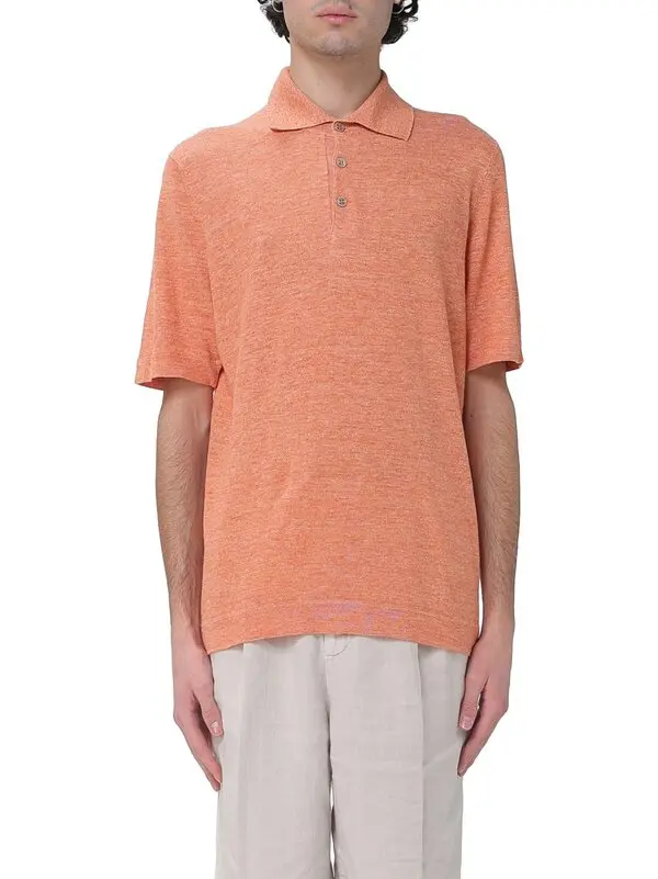 Brunello Cucinelli Polo Shirt - Orange