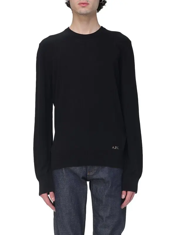 A.p.c. Pullover Sweater - Black