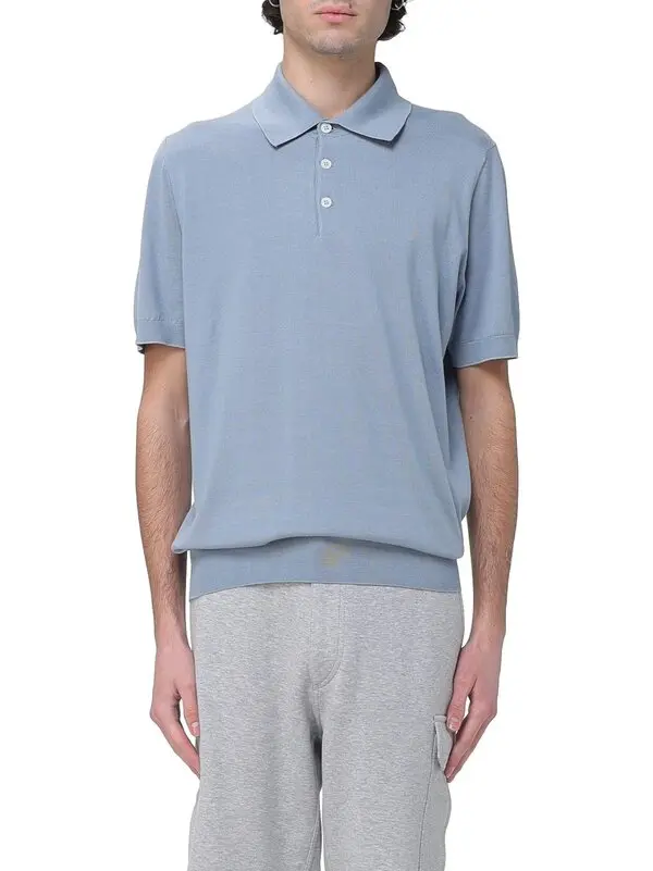 Brunello Cucinelli Collared Polo Shirt - Blue