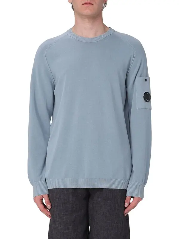 C.P. COMPANY Crew Neck Sweater - Sky Blue