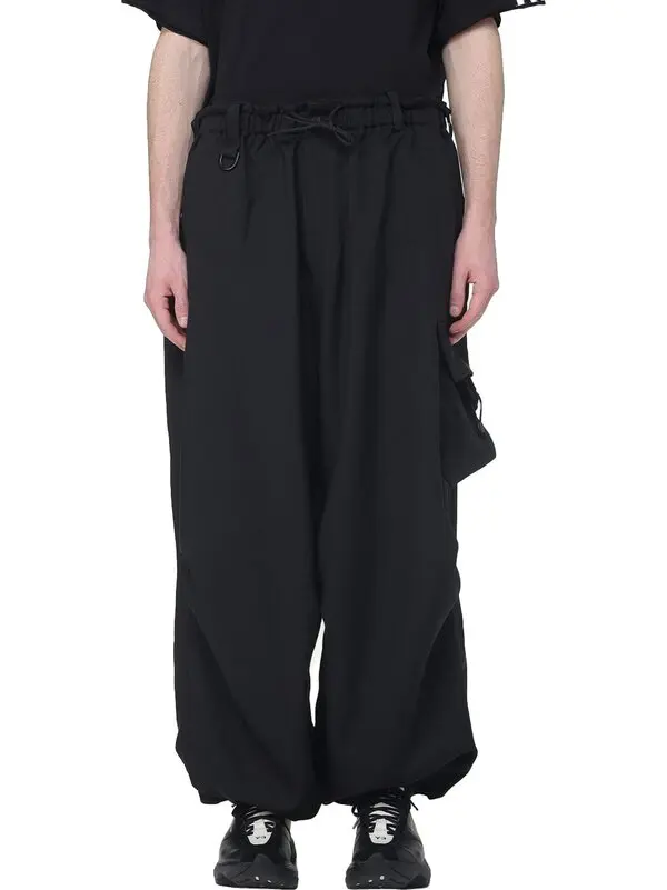 Y3 Wide Leg Pants - Black