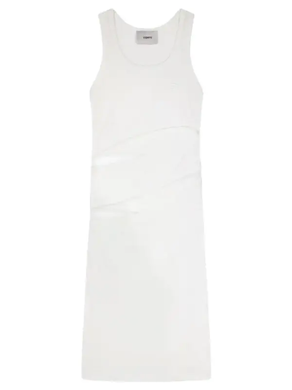 Coperni Mini Cut-out Dress - White