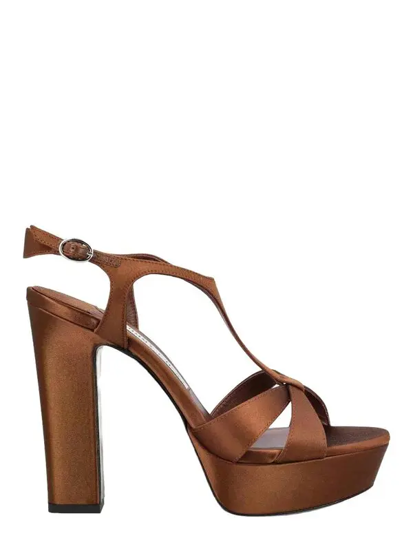 JIMMY CHOO Kesia Platform Pumps - Brown